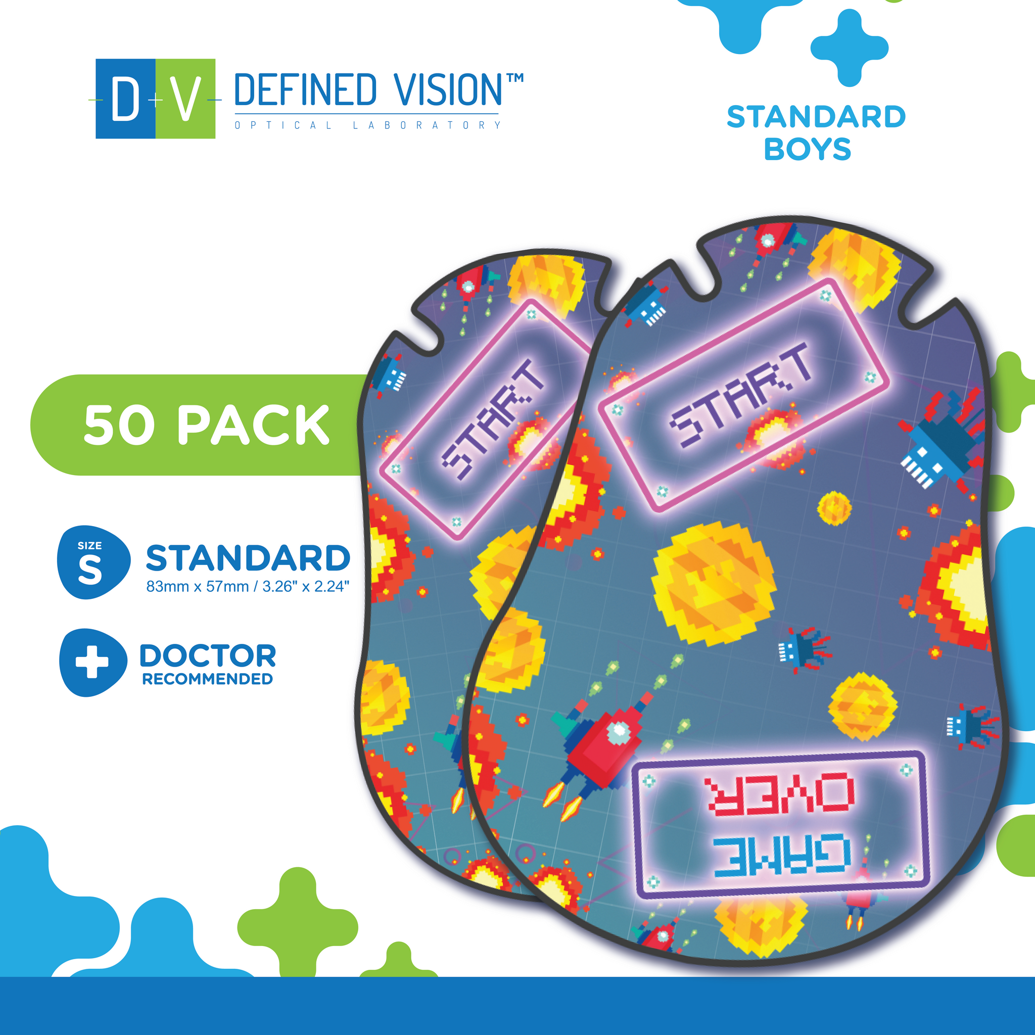 Opthopatch Eye Patches for Kids Lazy Eye Treatment - 50 Adhesive Patch ...