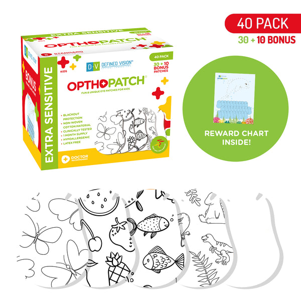 Color Your Own Patch | Extra Sensitive Adhesive Eye Patches for Boys a ...